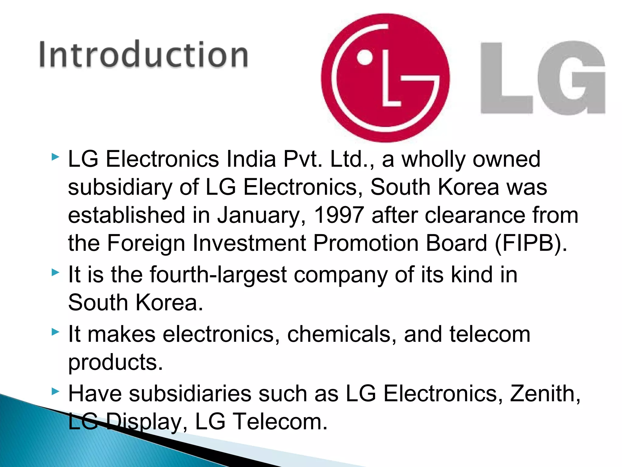 LG MOBILE advertisement | PPT