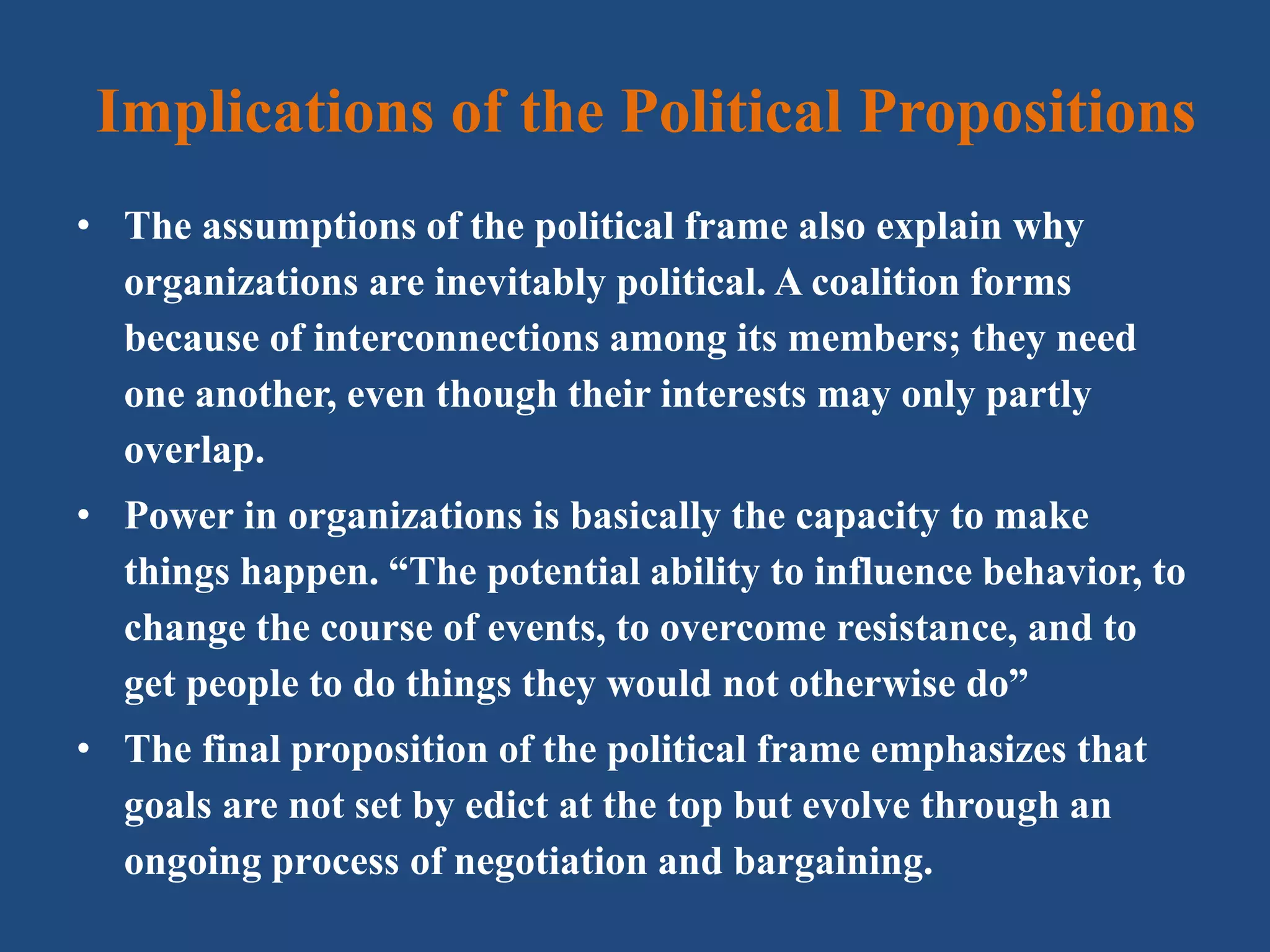 The Political Frame | PPTX