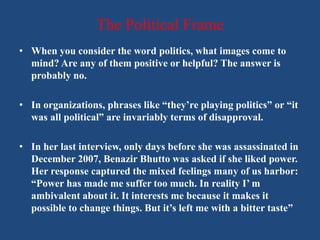 The Political Frame | PPTX