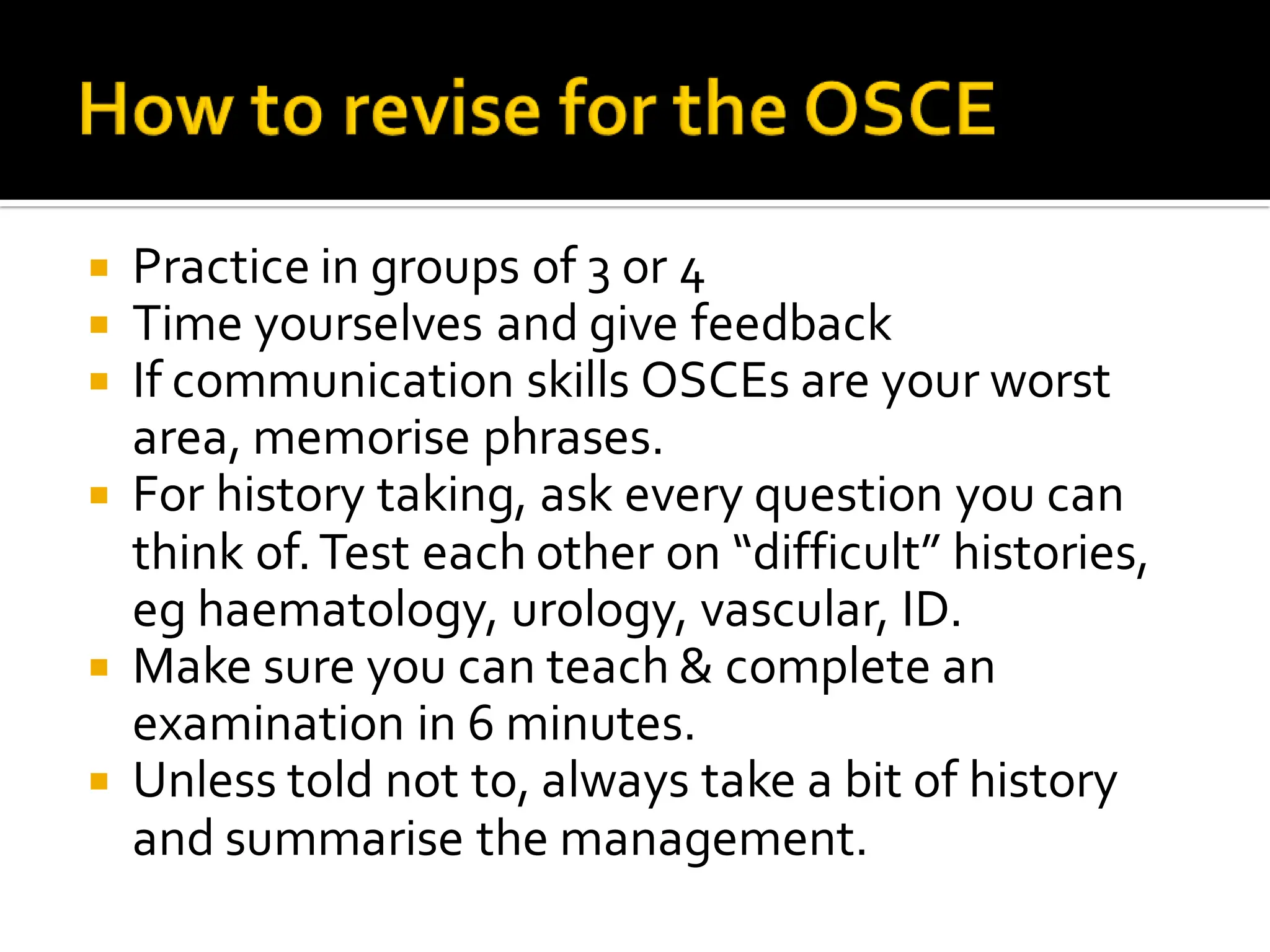 Final FRCEM traditional OSCE ppt ADVANCE | PDF | Educational Assessment | Education