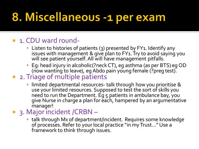 Final FRCEM traditional OSCE ppt ADVANCE | PDF | Educational Assessment ...