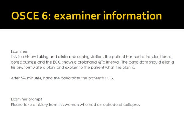 Final FRCEM traditional OSCE ppt ADVANCE | PDF | Educational Assessment | Education