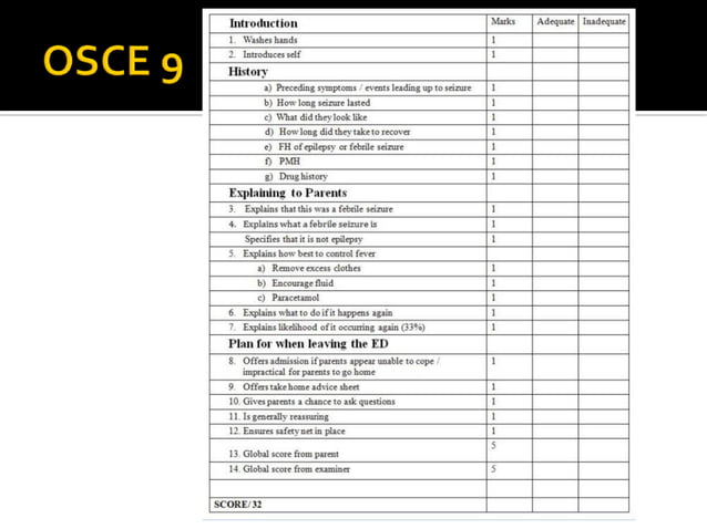 Final FRCEM traditional OSCE ppt ADVANCE | PDF | Educational Assessment | Education