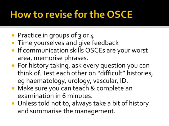 Final FRCEM traditional OSCE ppt ADVANCE | PDF | Educational Assessment ...