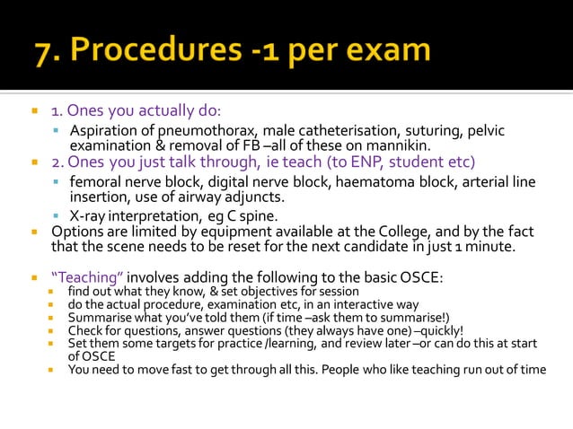 Final FRCEM traditional OSCE ppt ADVANCE | PDF | Educational Assessment ...