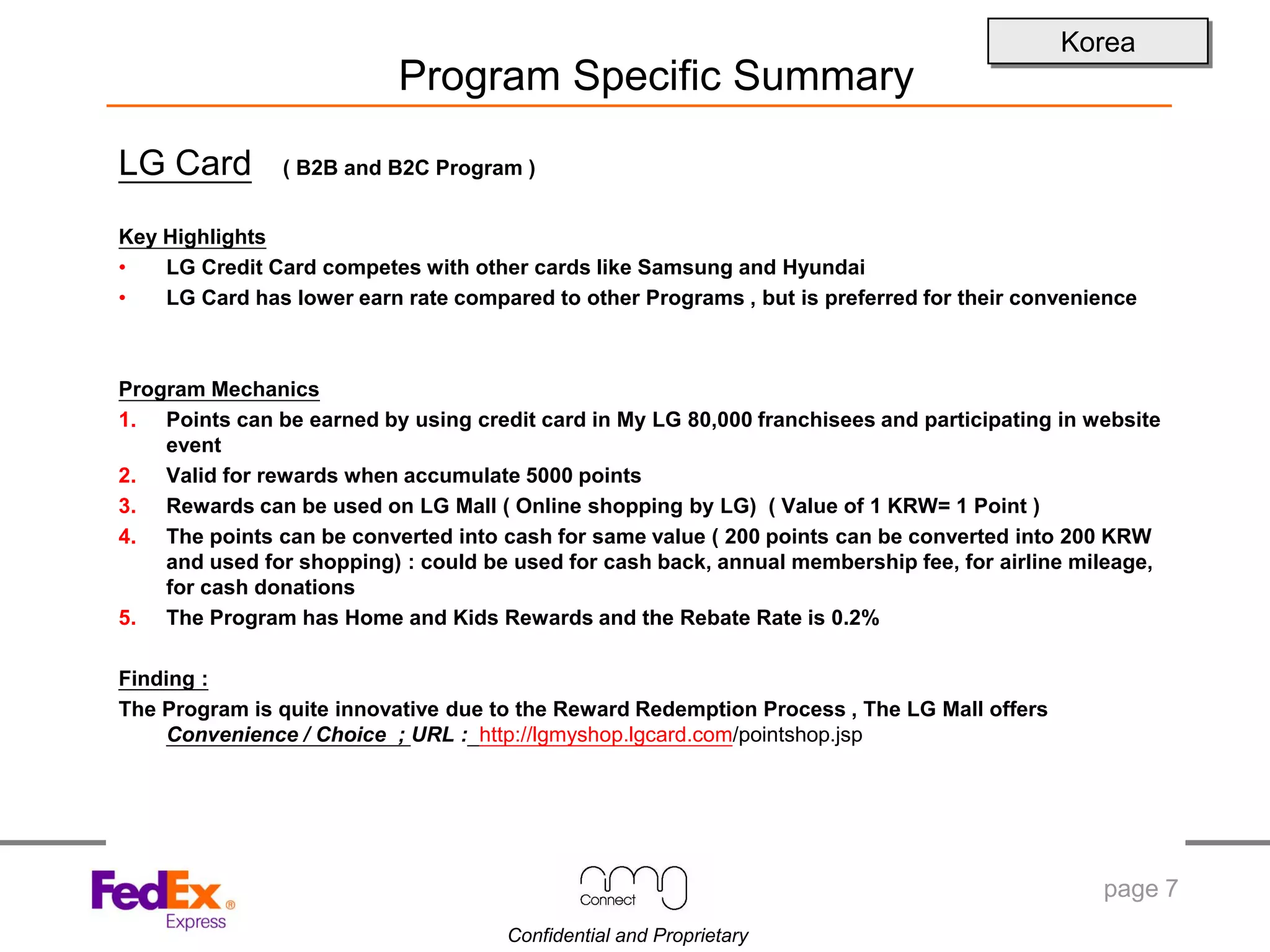 Benchmarking of a large scale Rewards Program | PPT