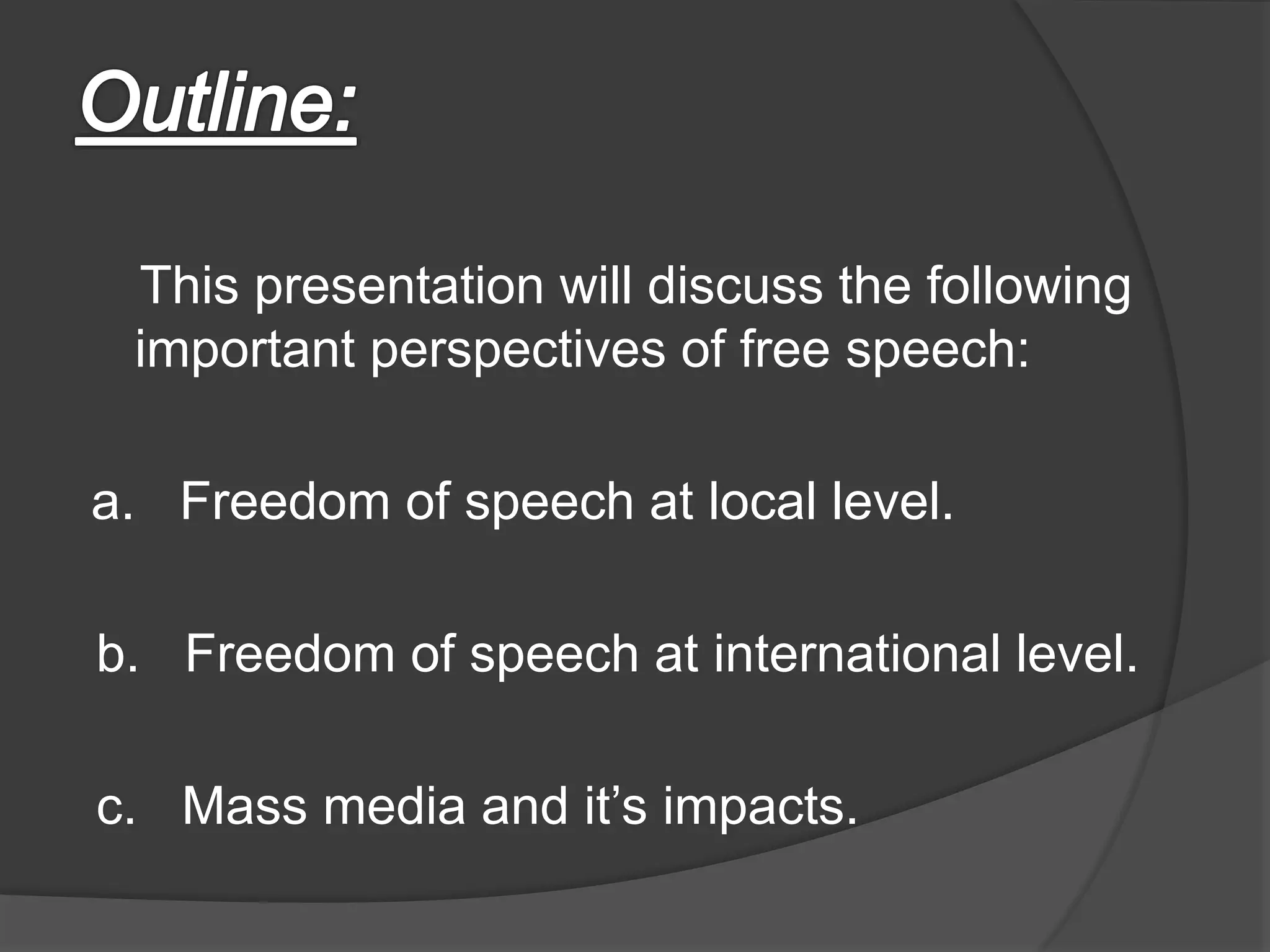 Freedom of speech | PPTX