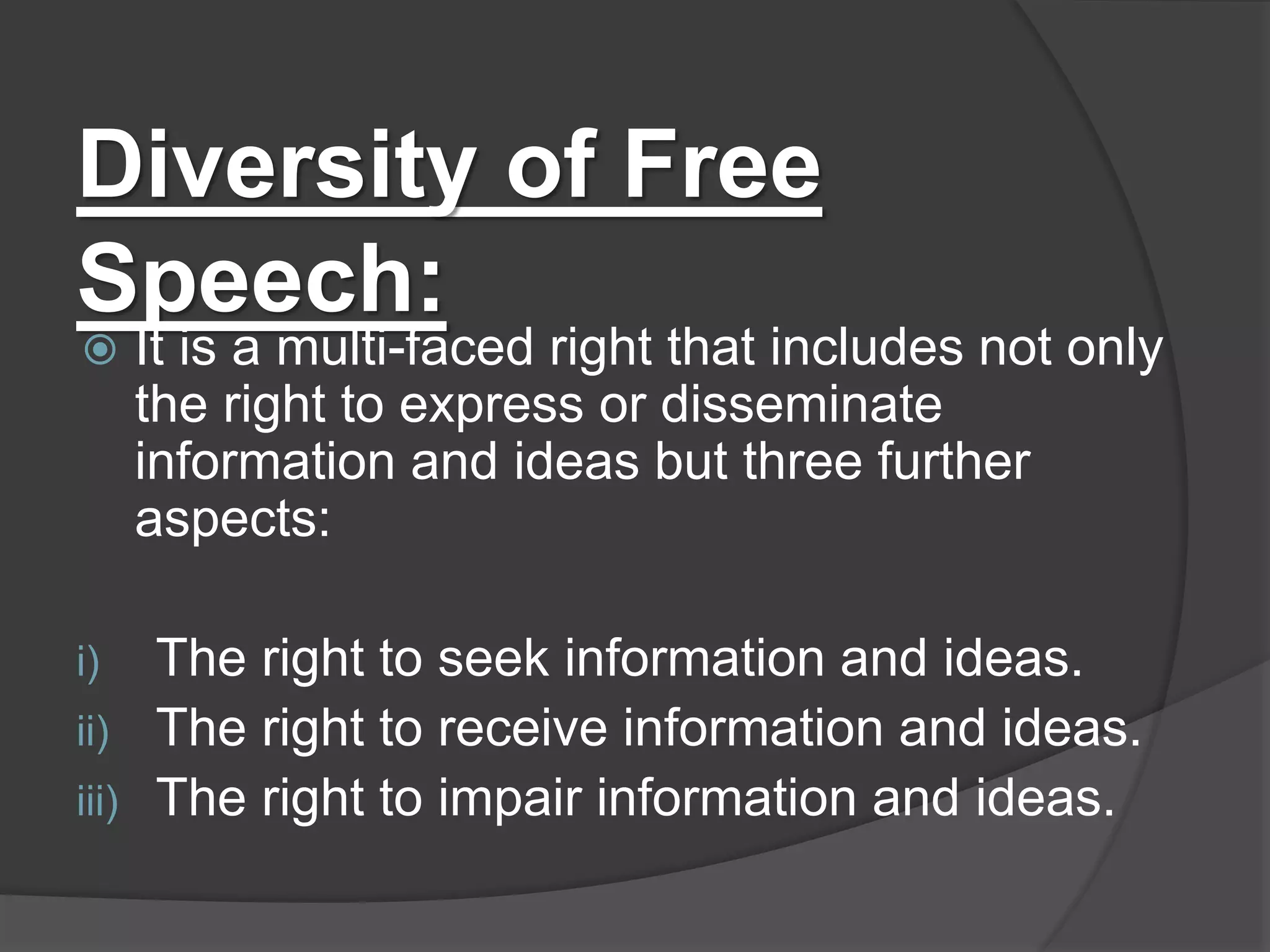 Freedom of speech | PPTX