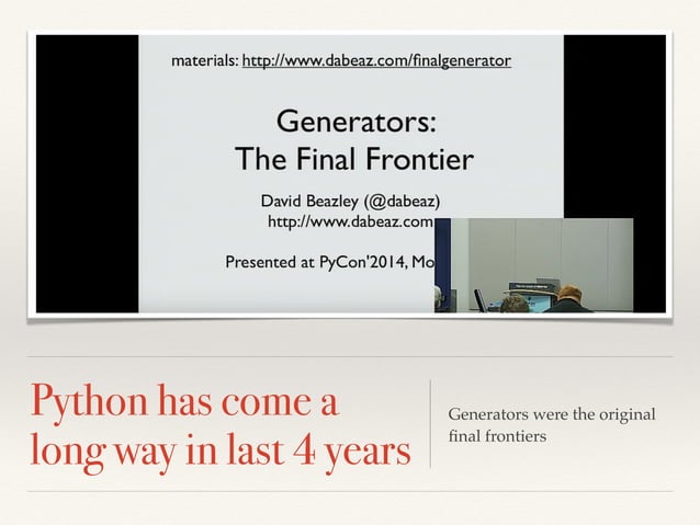 Asyncio : Final frontier in python | PPT