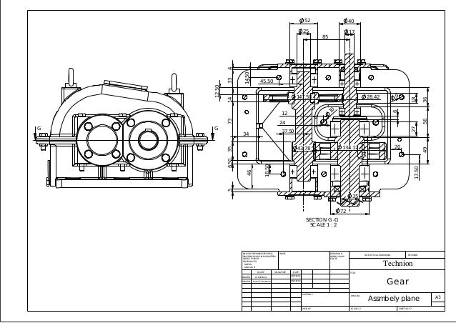Reduction transmission box for production line with two pairs of gear…