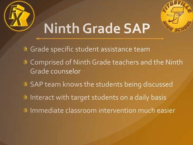 Titusville Ninth Grade Academy Presentation | PPTX | Secondary ...