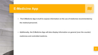 E-Medicine Apps | PPTX
