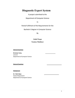 Diagnostic Expert System | PDF