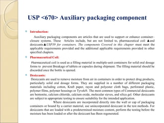 Final gap analysis and impact assessment for packaging development for ...