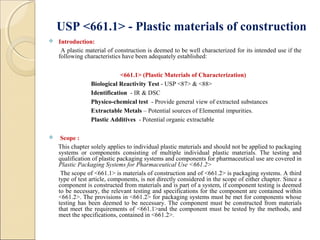 Final gap analysis and impact assessment for packaging development for ...