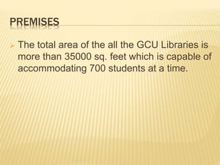 Government College University Library | PPTX