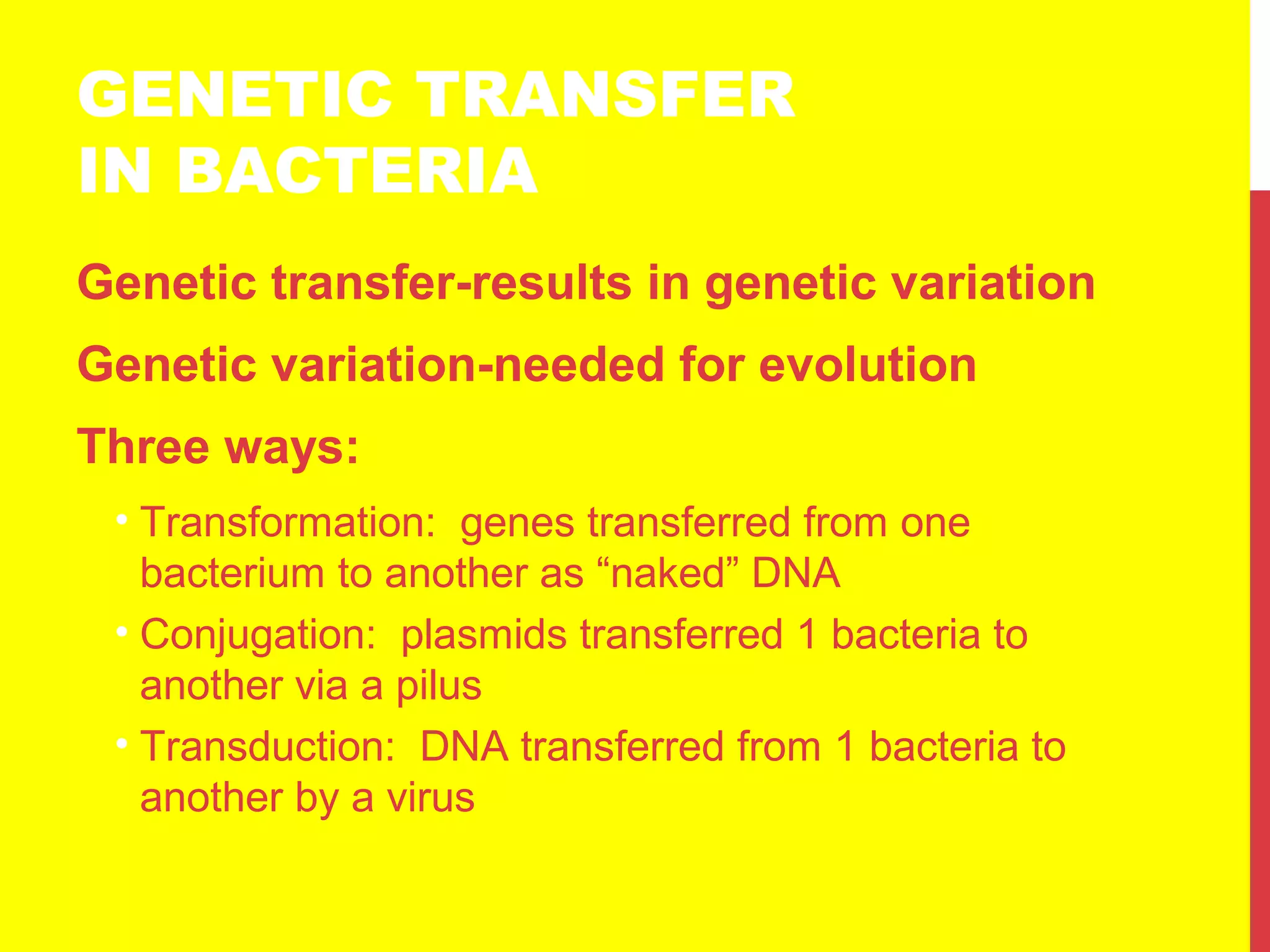 MICROBIAL GENETICS | PPT