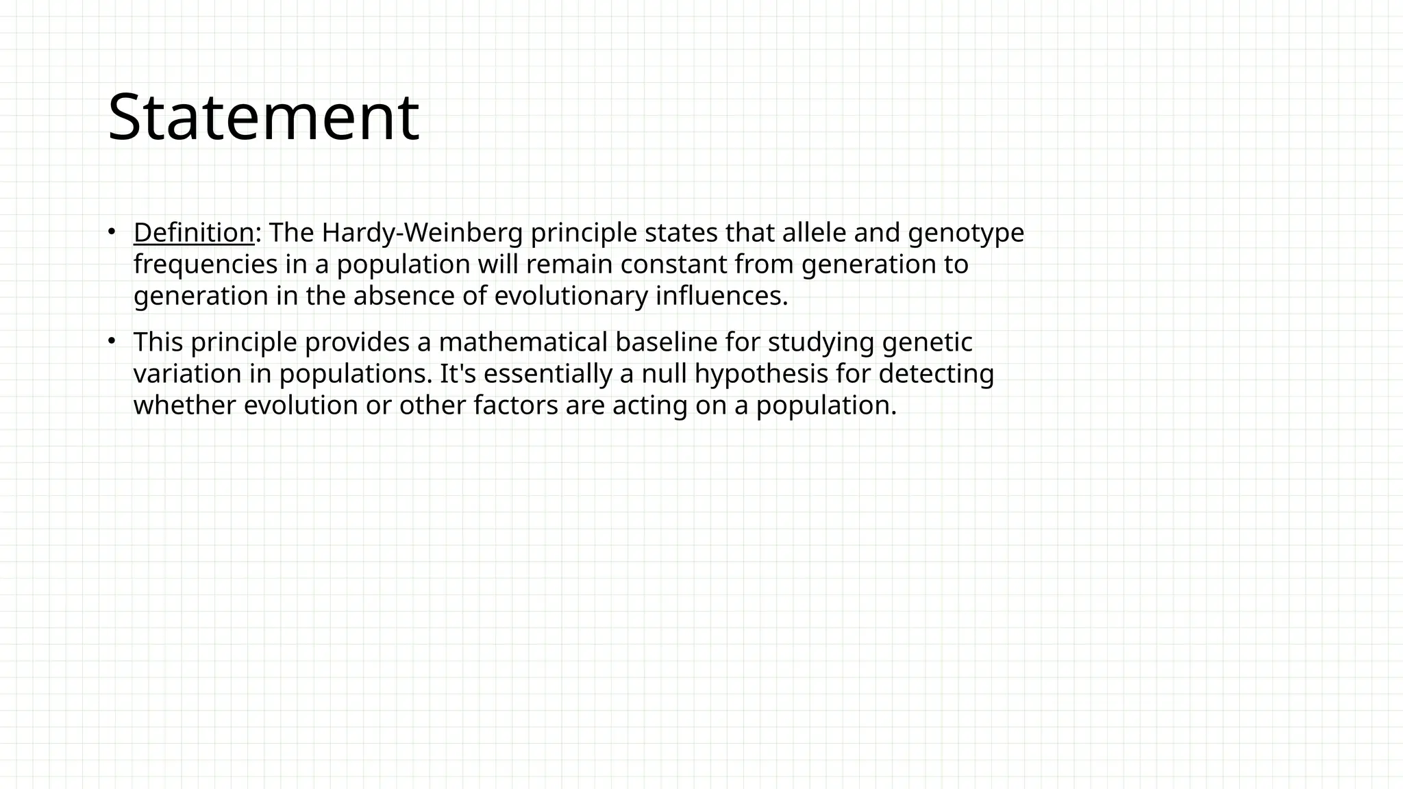 Hardy-Weinberg Principle and Effects of Evolutionary Forces.pptx