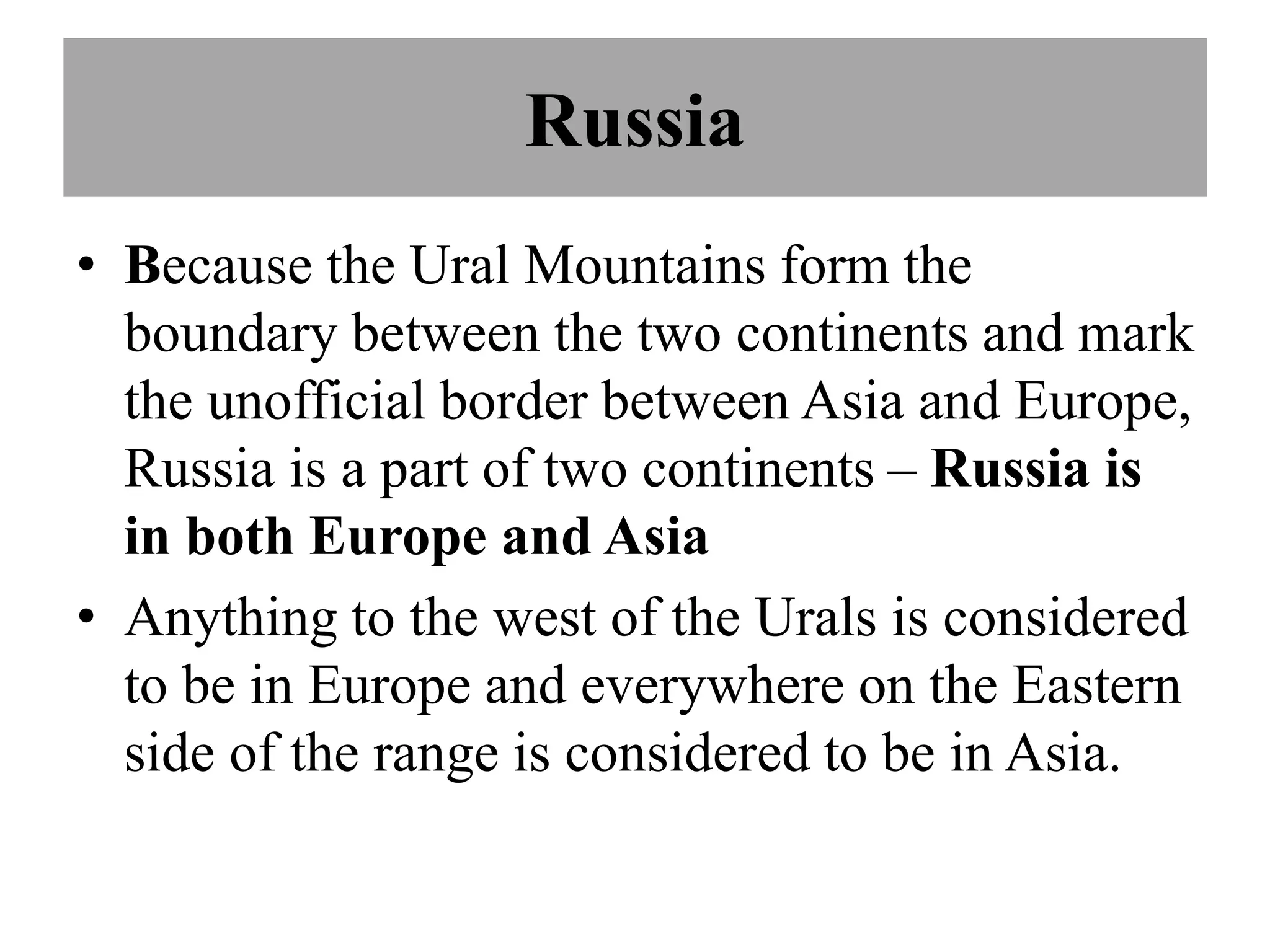 Geography of Asia | PPTX