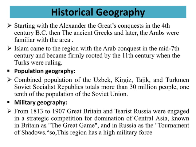 Geography of Asia | PPTX