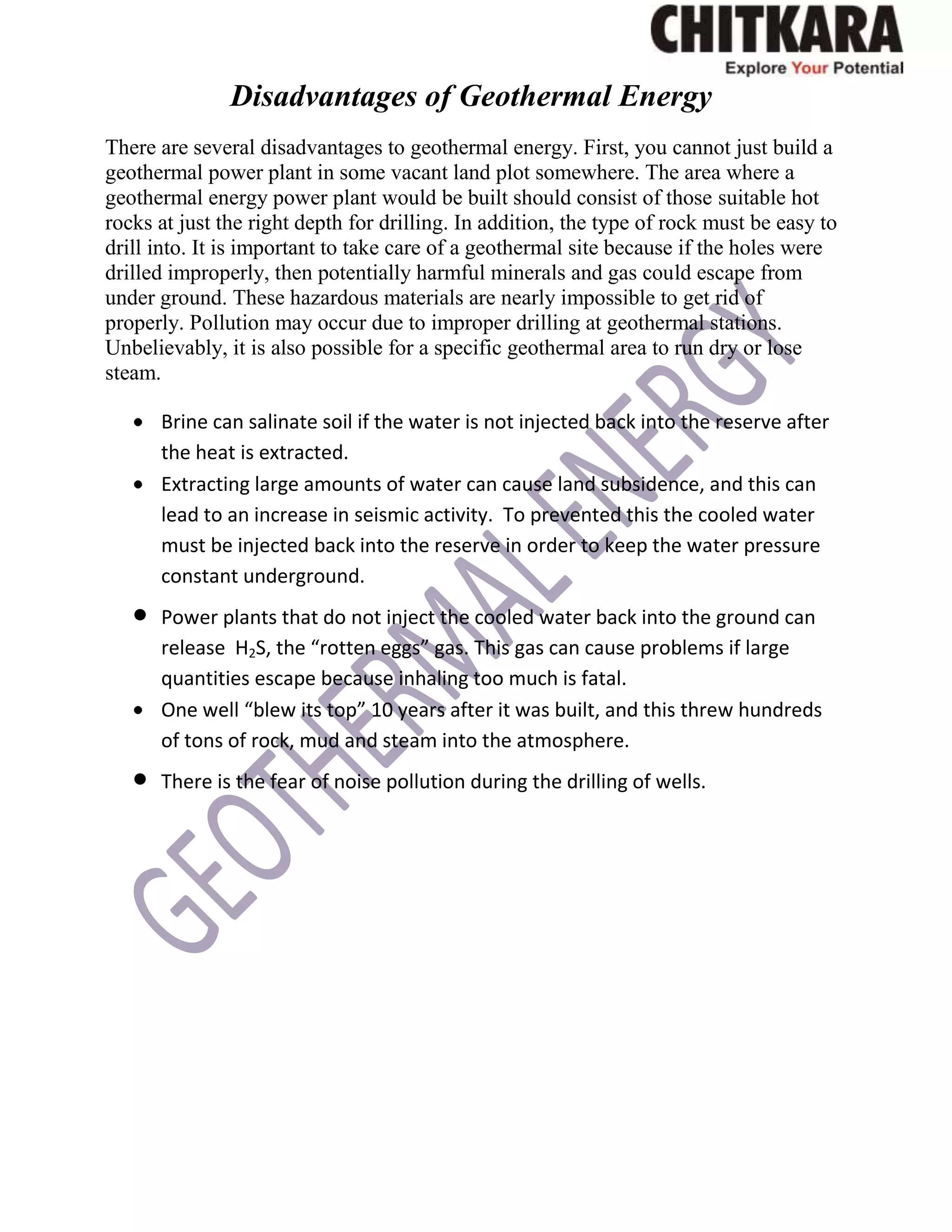 Geothermal Energy | DOCX