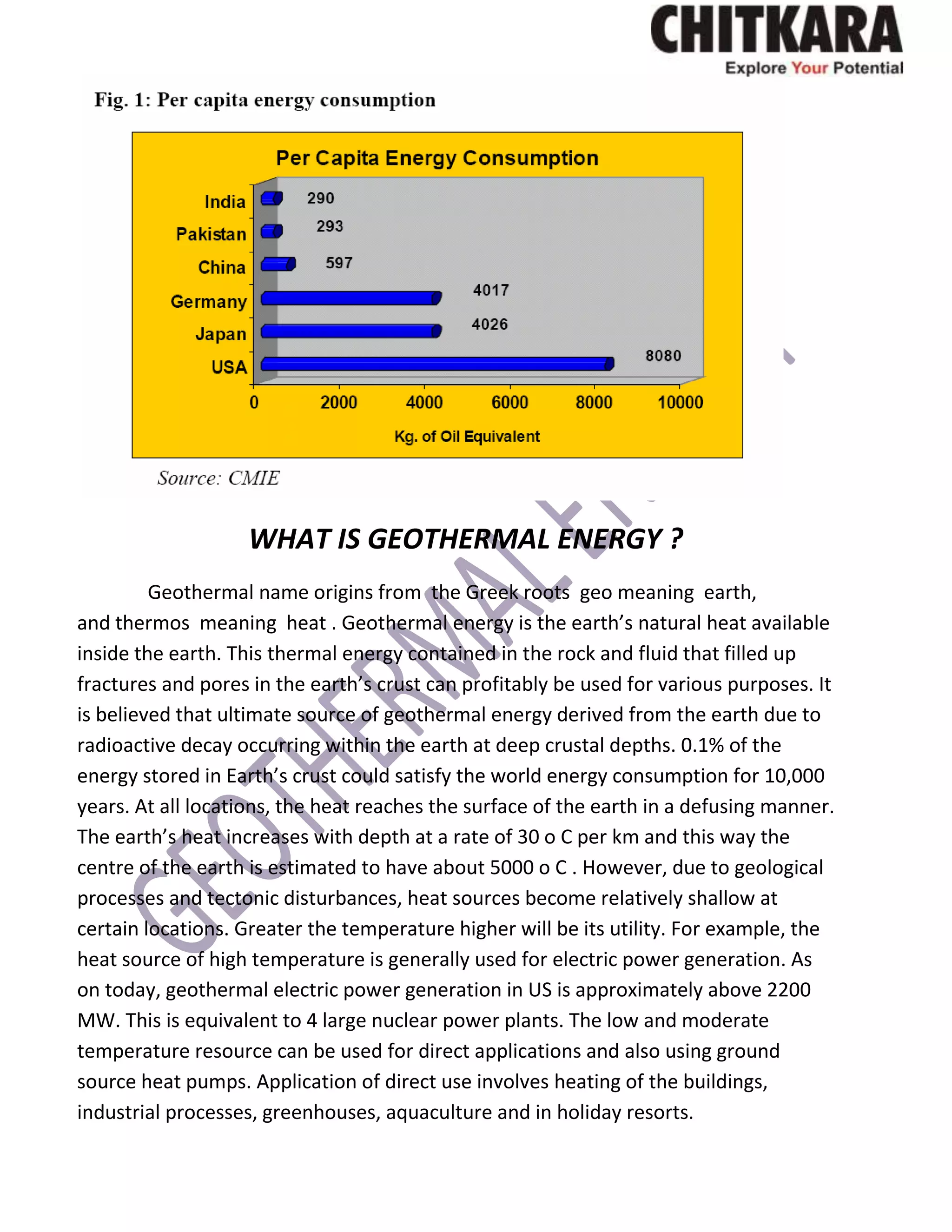Geothermal Energy | DOCX