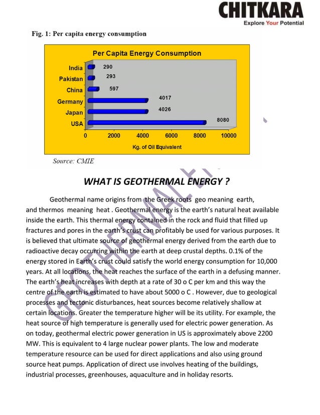 Geothermal Energy | DOCX | Power and Energy Industry | Industries