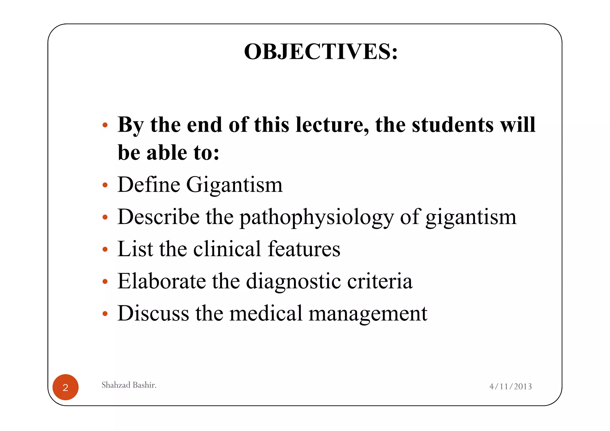 Final gigantism. | PDF