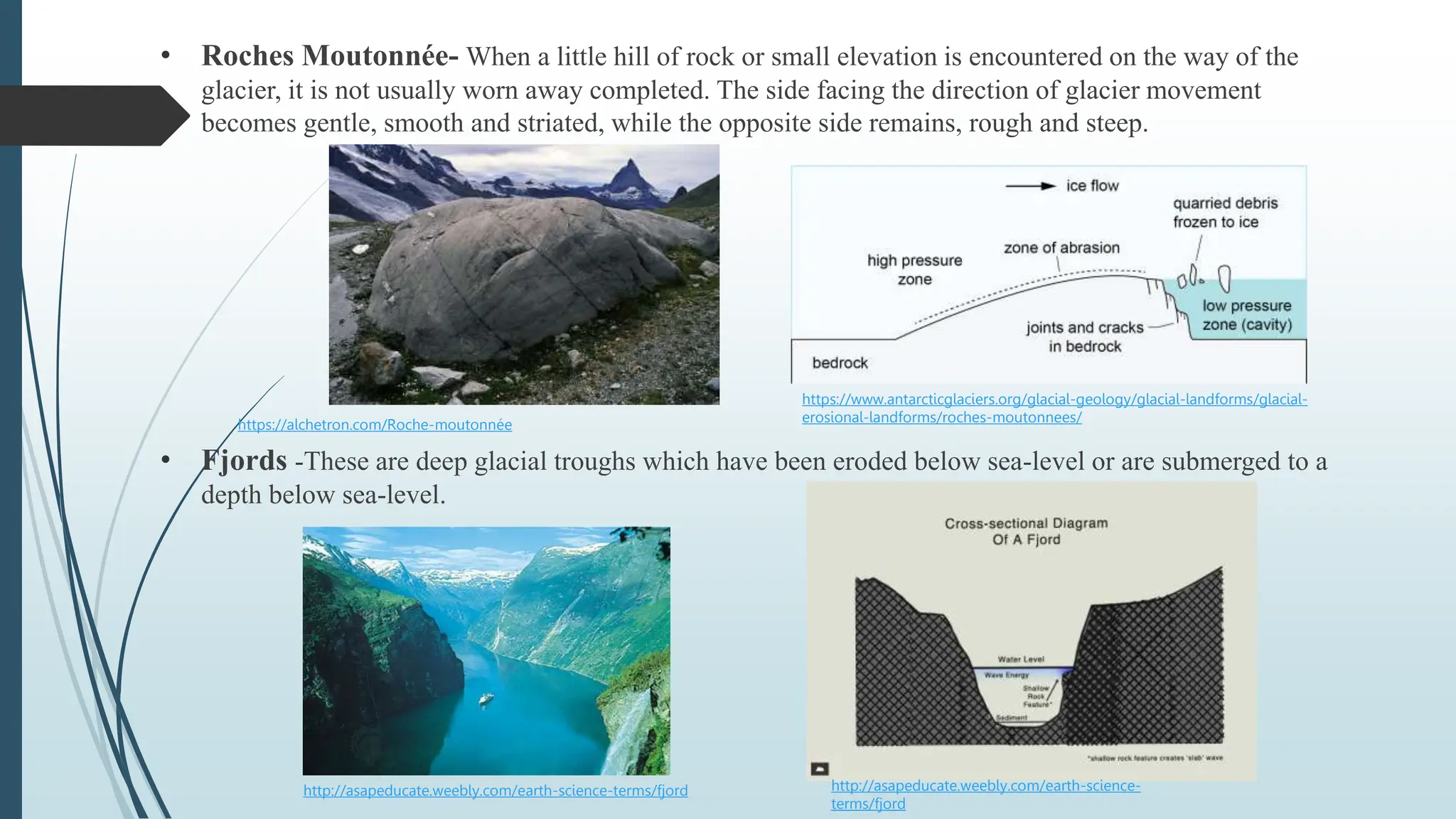 Erosional glacier landforms; ppt.pptx