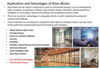 Glass blocks | PPTX