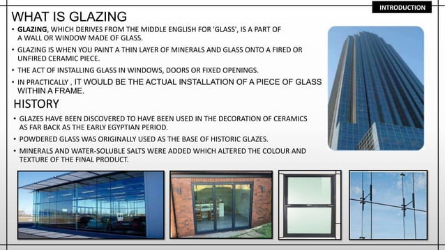 Glazing | PPTX