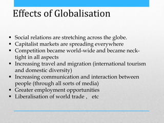 GLOBALISATION | PPTX