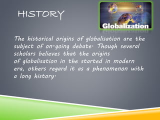 GLOBALISATION | PPTX