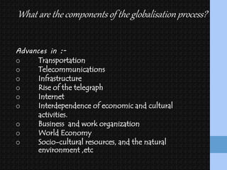 GLOBALISATION | PPTX