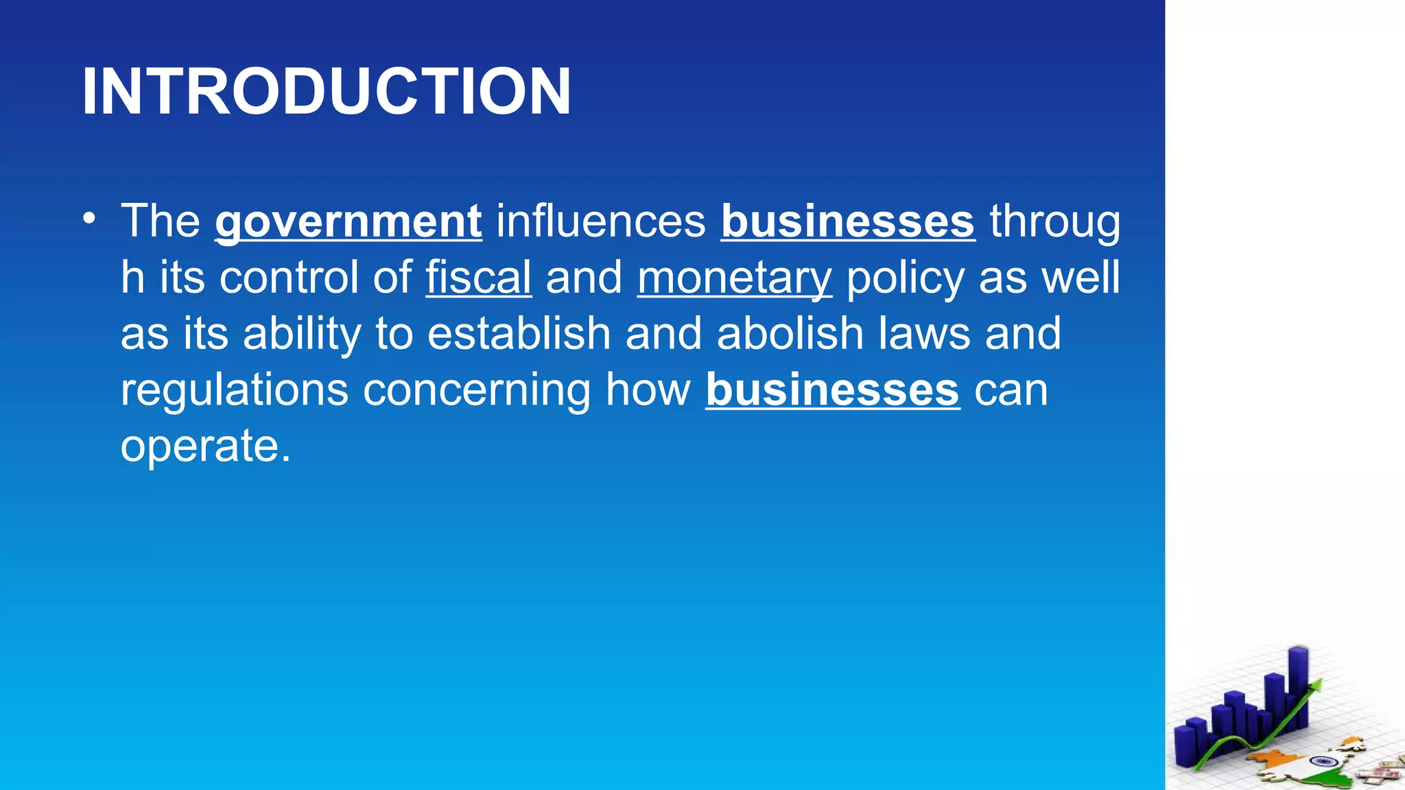 Government influencing business | PPT