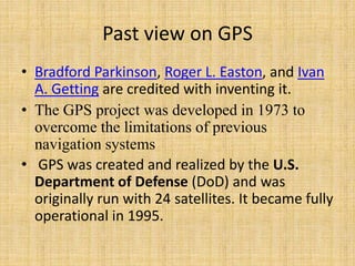 Global positioning system (GPS) | PPTX