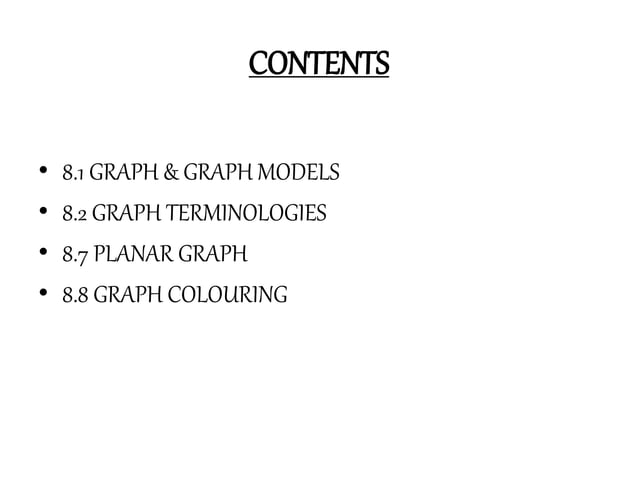 Graph Theory,Graph Terminologies,Planar Graph & Graph Colouring | PPTX | Cycling | Sports