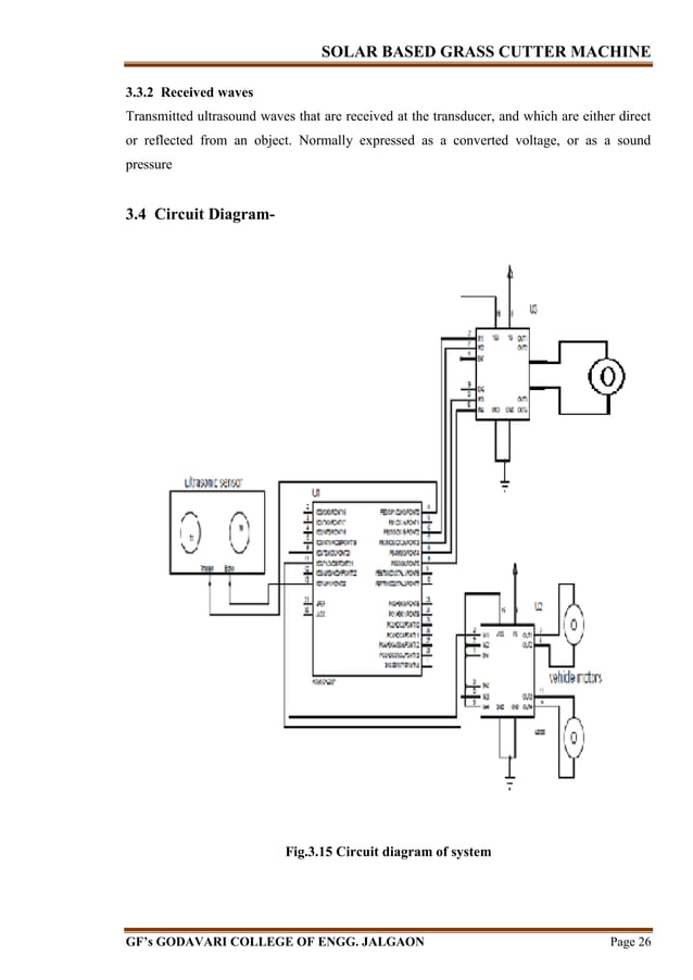 SOLAR BASED GRASS CUTTER MACHINE | PDF