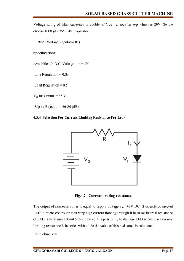 SOLAR BASED GRASS CUTTER MACHINE | PDF