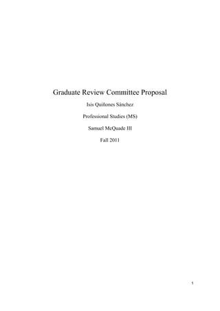 Final GRC Proposal | PDF