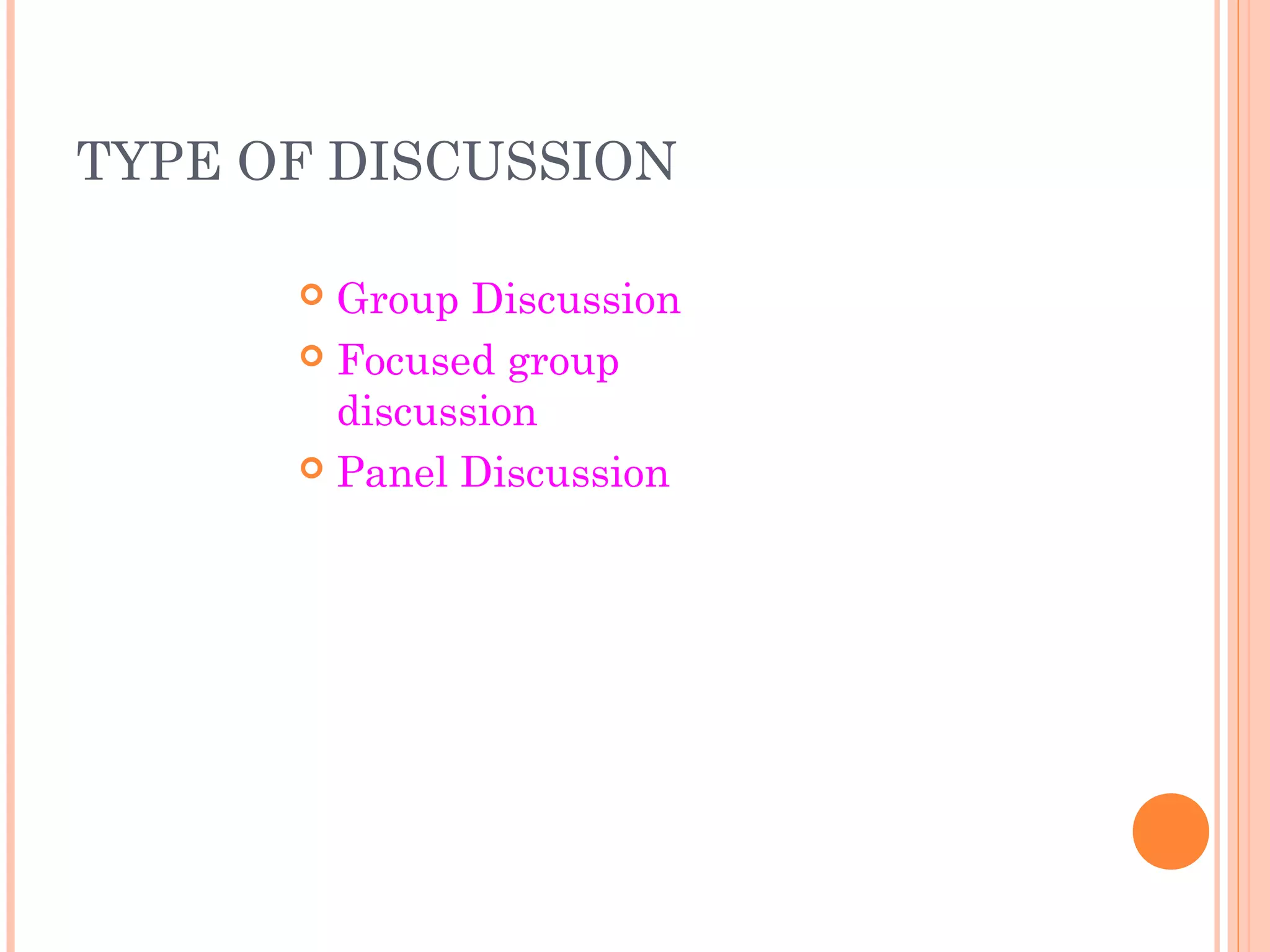 Group disscussion | PPT