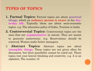 Group disscussion | PPT