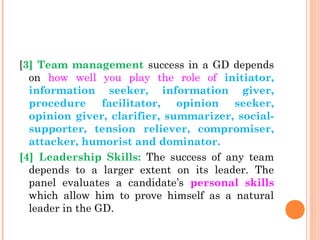Group disscussion | PPT