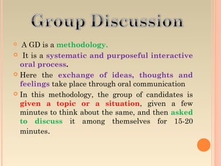 Group discussion | PPT