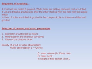 Final grouting freezing | PPT