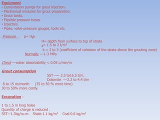 Final grouting freezing | PPT