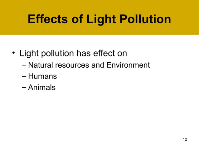 Final gs ch 11 light pollution | PPT
