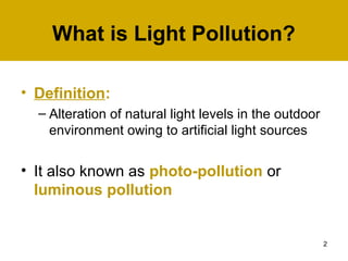 Final gs ch 11 light pollution | PPT