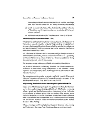 Final guidance note on meeting of the board of directors by ICSI | PDF