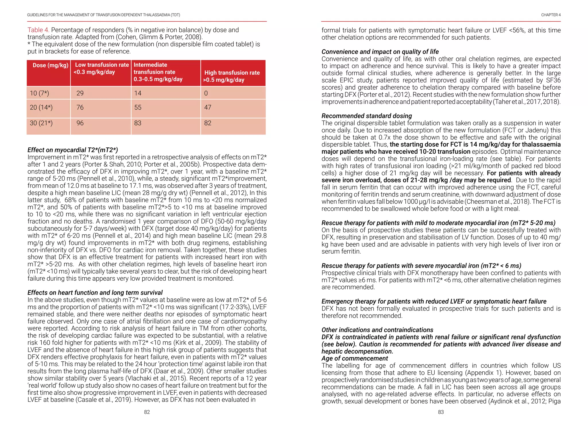 Guidelines for the Management of Transfusion Dependent Thalassaemia ...